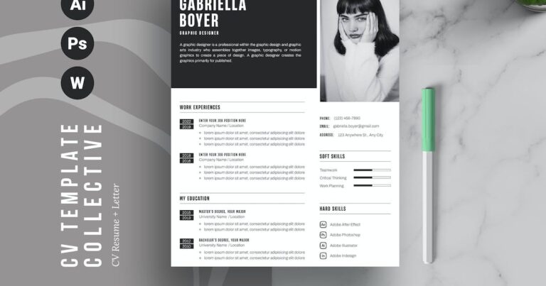 ¿Cómo crear un currículum vitae con foto y firma autógrafa? 【Descargar ...