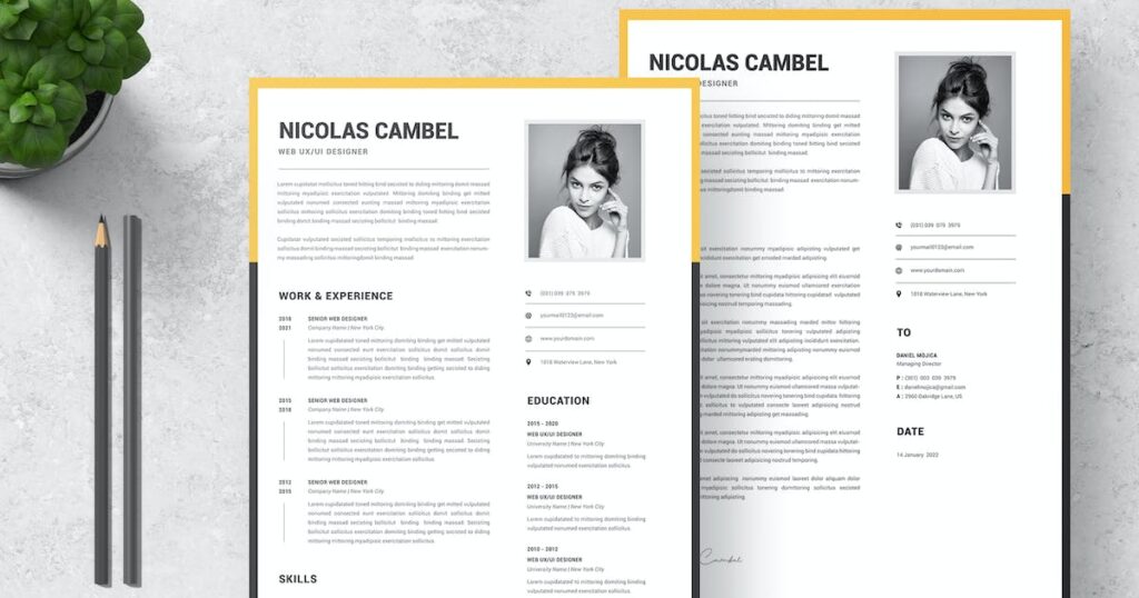 Plantilla de currículum vitae para John Doe: crea un CV profesional y ...