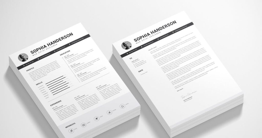 CV MONICA: Descargar plantilla de CV