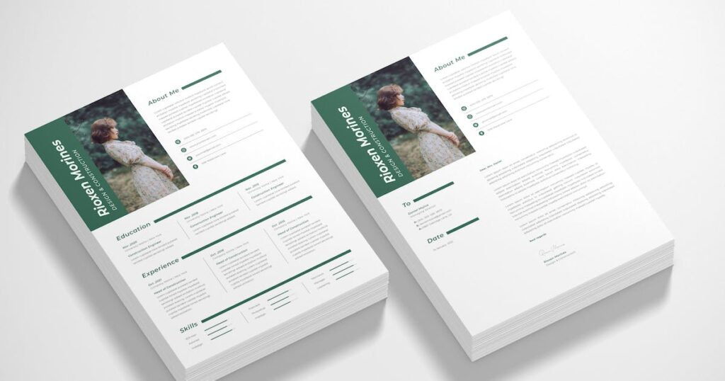 PROFESSIONAL RESUME BROCHURE: Descargar plantilla de CV