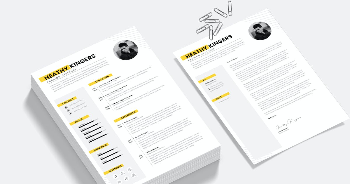 MINIMUM CV: Descargar plantilla de CV