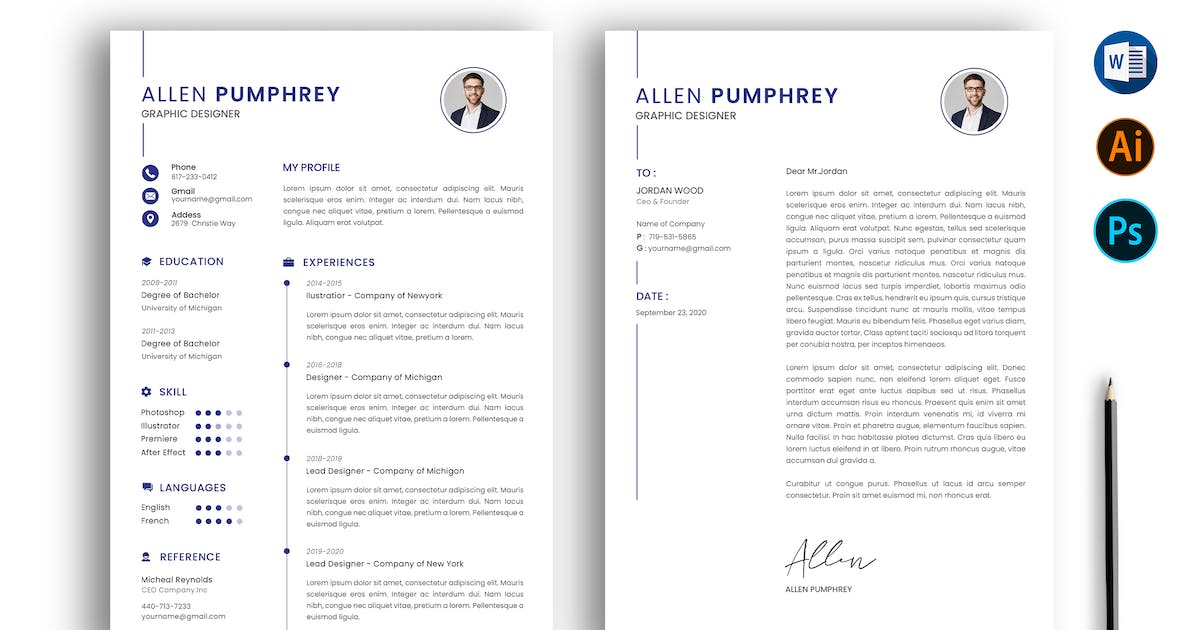 RESUME TEMPLATE: Descargar plantilla de Currículum vitae