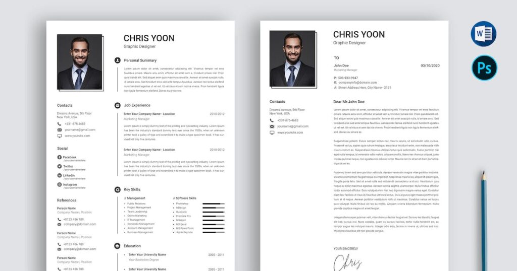 RESUME AND LETTER MICROSOFT WORD OFFICE: Descargar plantilla de ...