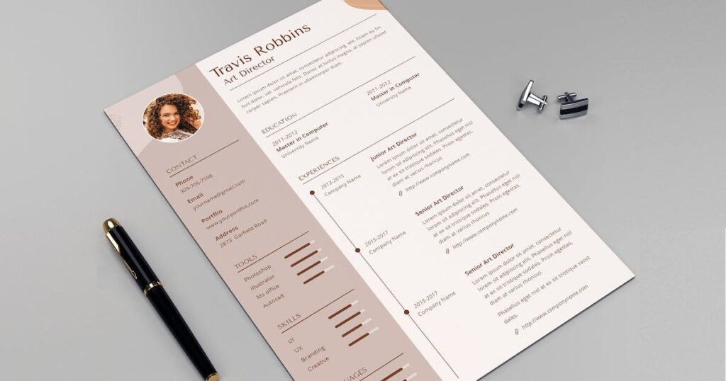 FEMALE RESUME TEMPLATE: Descargar plantilla de CV
