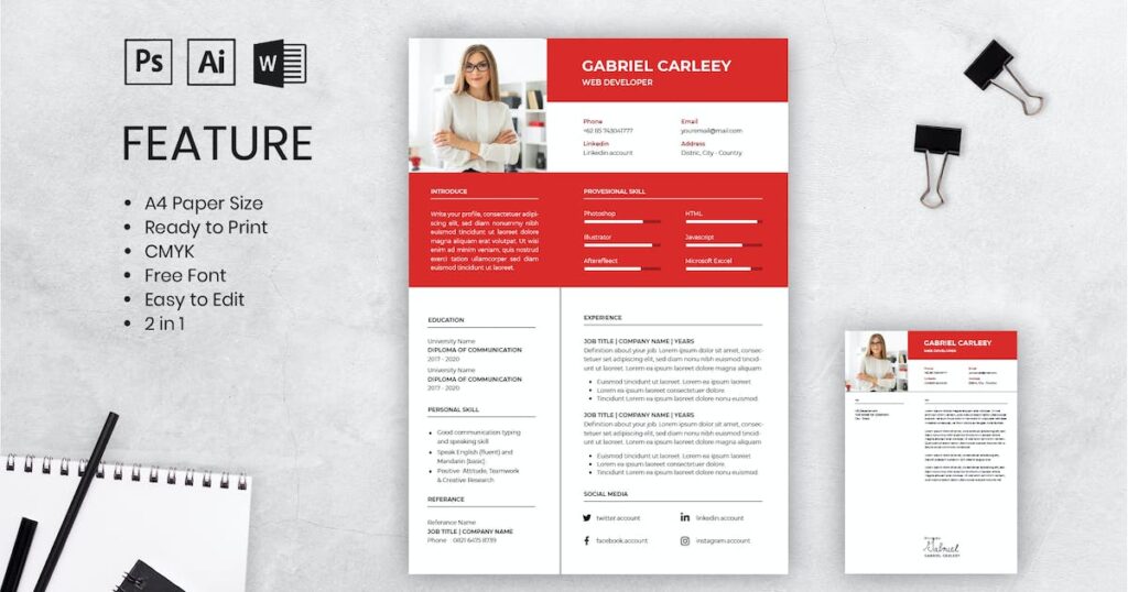 Destaca entre los demás con nuestro modelo de currículum vitae ica ...