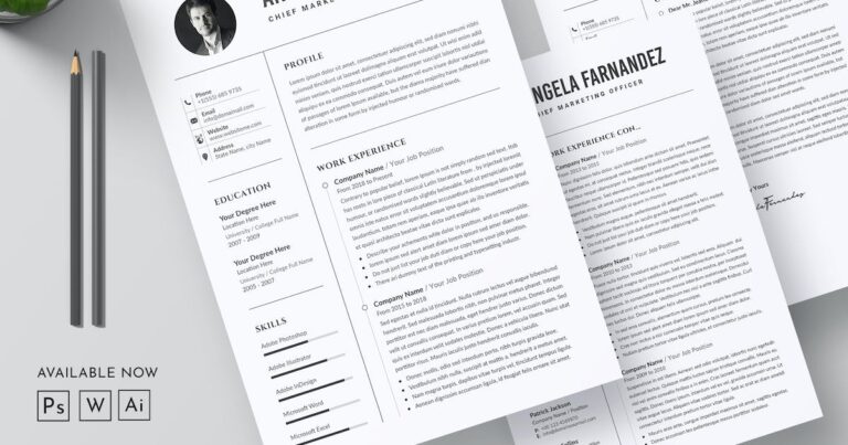 Descarga gratis plantillas de curriculum vitae en formato Illustrator ...