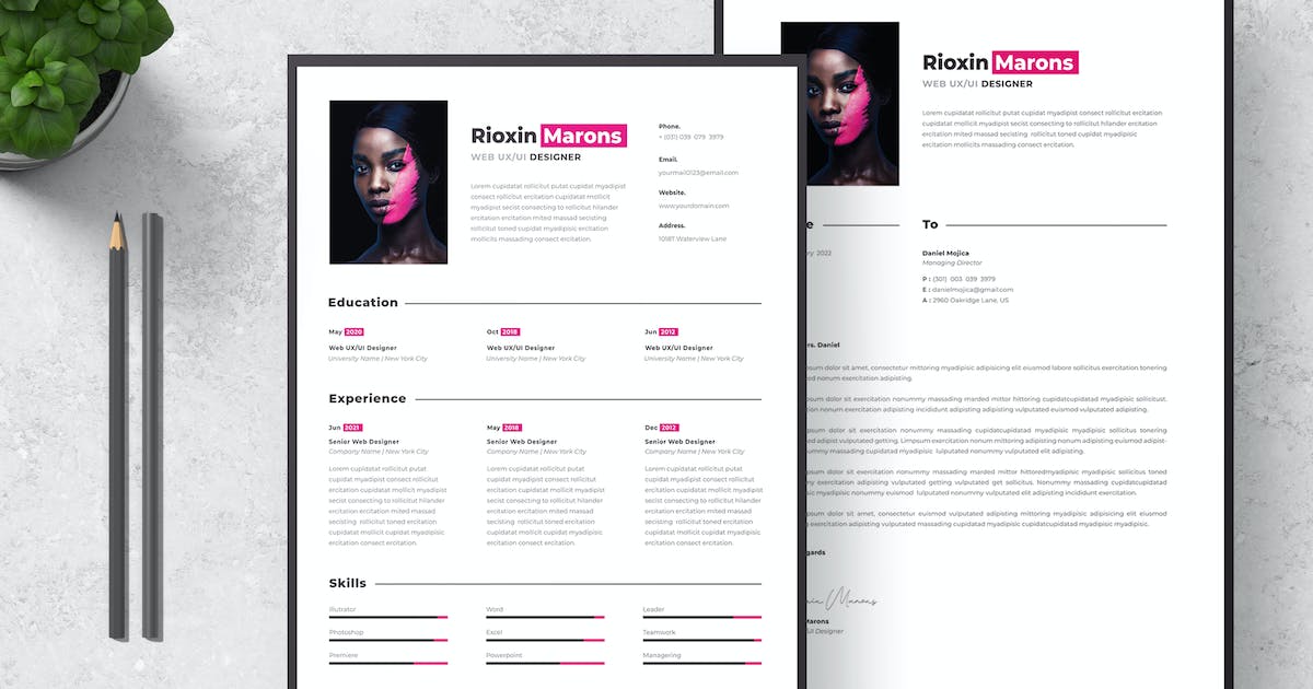 Destaca con estilo: Crea tu curriculum vitae en color verde 【Descargar ...