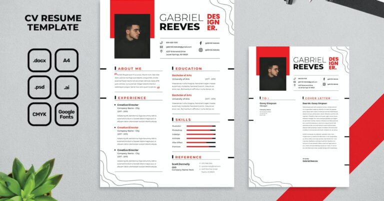 +2278 Plantillas de Currículum Vitae 100% Gratis para descargar