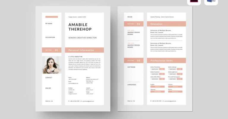 Plantilla de currículum vitae al estilo Harvard: Crea una impresión profesional con este modelo ...