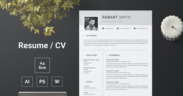 Descarga gratis el modelo de currículum vitae clásico en Word ...
