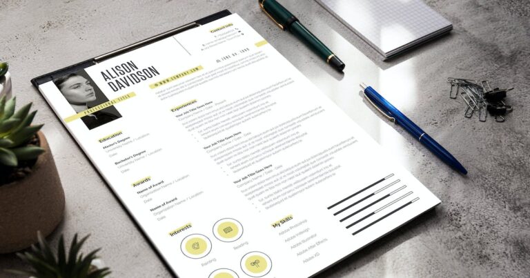 Descubre cómo crear un currículum vitae básico con nuestro esquema de plantilla 【Descargar Gratis