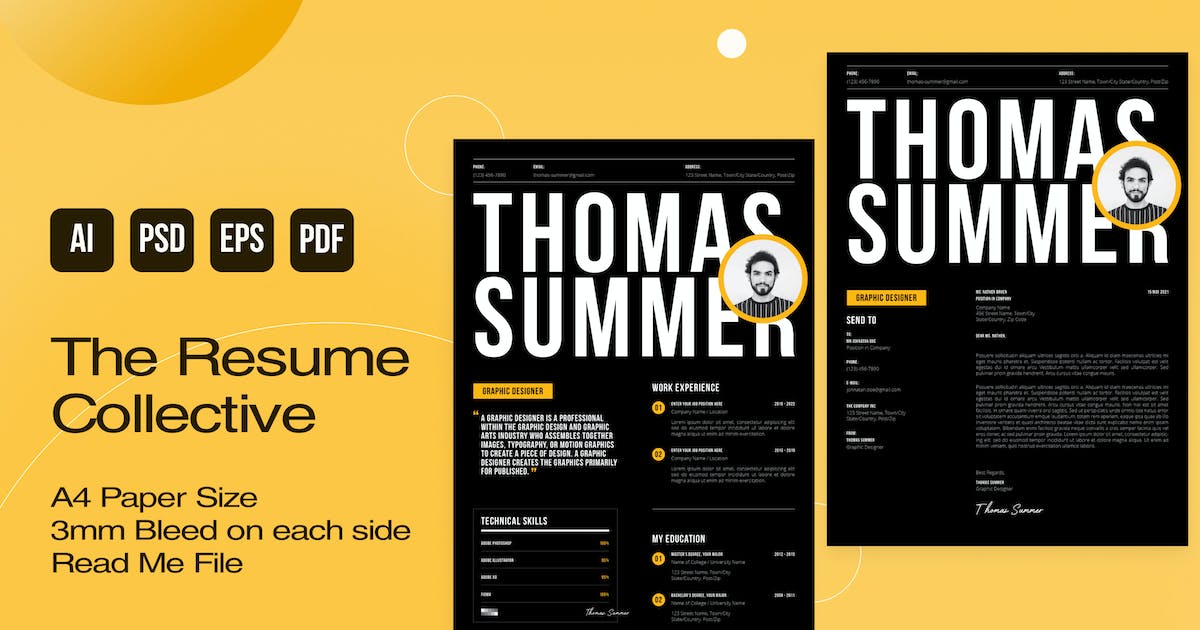 Destaca tu trayectoria académica con la plantilla de currículum vitae ...