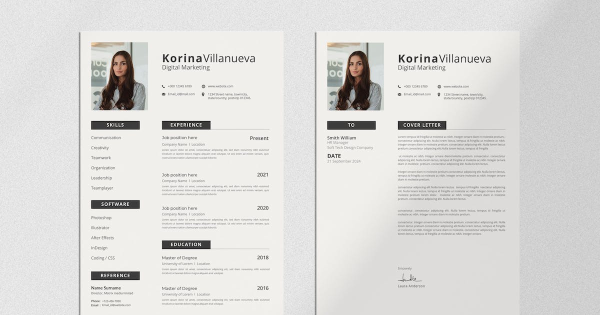 RESUME TEMPLATE: Descargar plantilla de CV