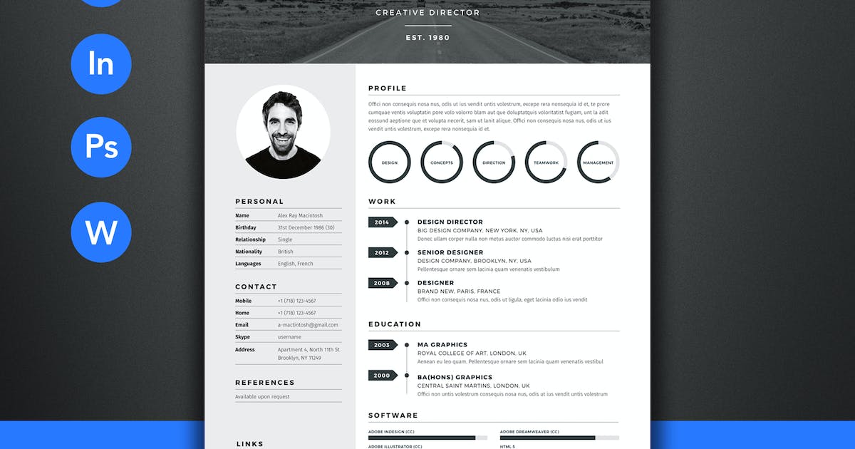 Diseña un currículum vitae a medida con nuestra plantilla modular 【Descargar Gratis