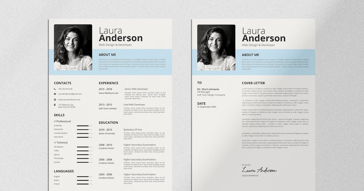 RESUME TEMPLATE: Descargar plantilla de Currículum vitae