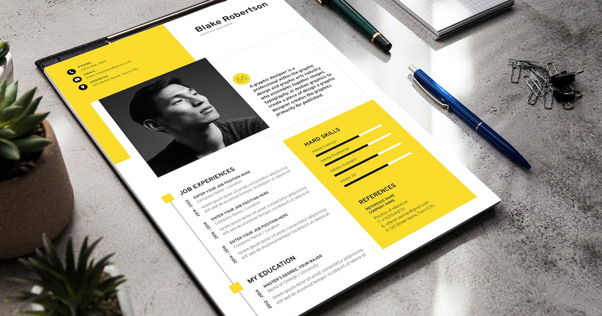 CV TEMPLATE: Descargar plantilla de CV