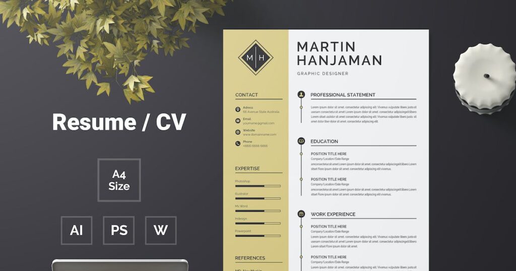 Descarga nuestra plantilla de currículum vitae en Word para editar y ...