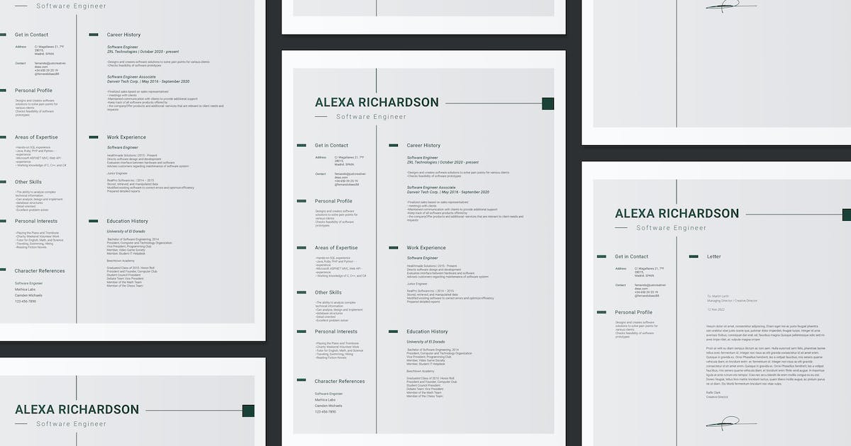 MINIMUM RESUME CV: Descargar plantilla de Currículum vitae