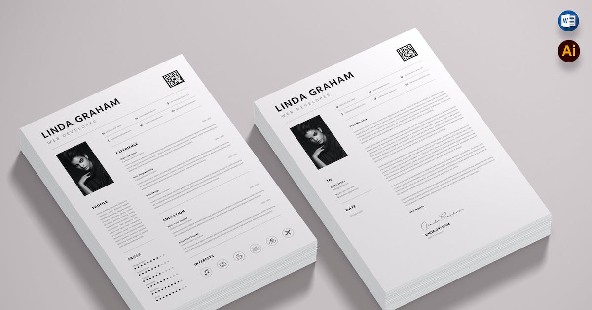 Destaca con estilo: crea una portada de currículum vitae moderno ...