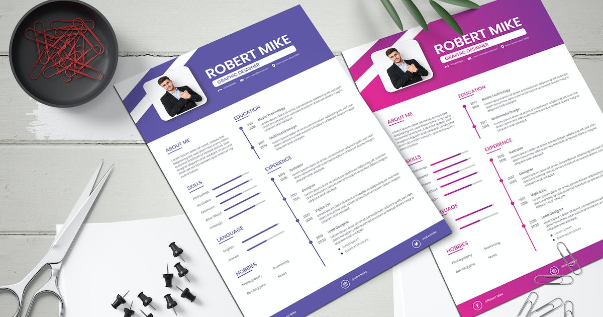 CV TEMPLATE: Descargar plantilla de CV