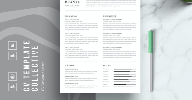 Descubre cómo crear un currículum vitae coreano con estos ejemplos en ...