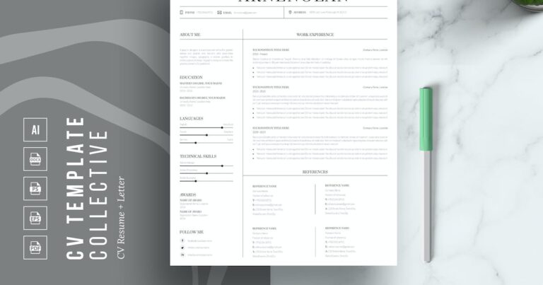 Agrega un toque personal: Ejemplo de Curriculum Vitae con Firma ...