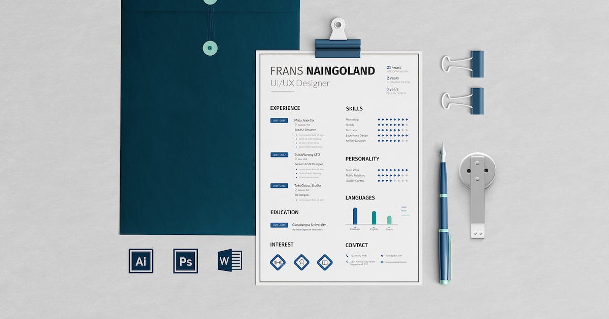 Asegura tu profesionalismo con un curriculum vitae firmado en cada hoja ...