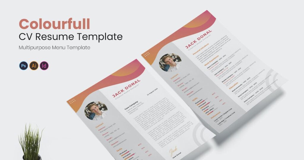 WORD RESUME AND COVER LETTER: Descargar plantilla de Currículum vitae