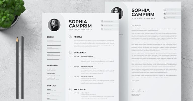 Curriculim Vitae Básico Descarga Gratis En Word - Plantilla - Algoritmo