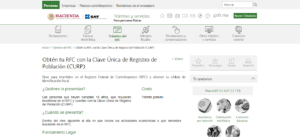 RFC MÉXICO ≫ Registro Federal de Contribuyentes de México