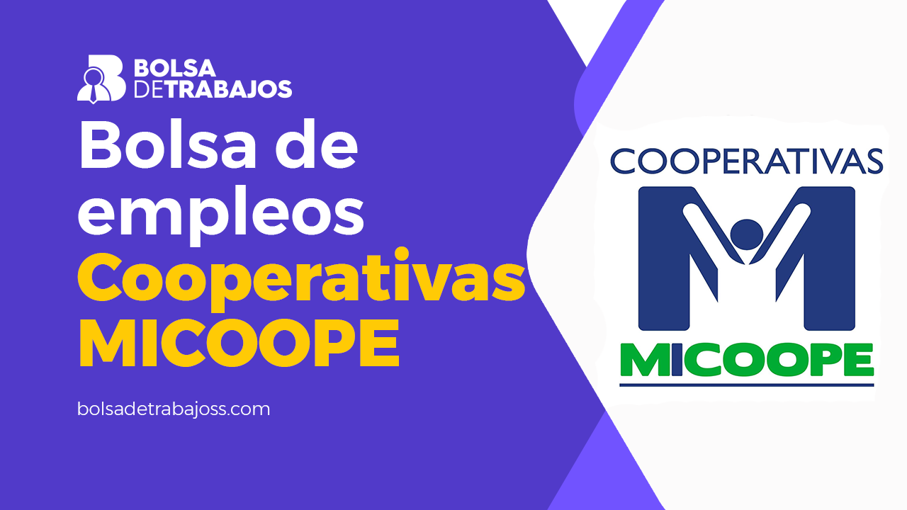 Cooperativas MICOOPE Guatemala, Ofertas de empleo