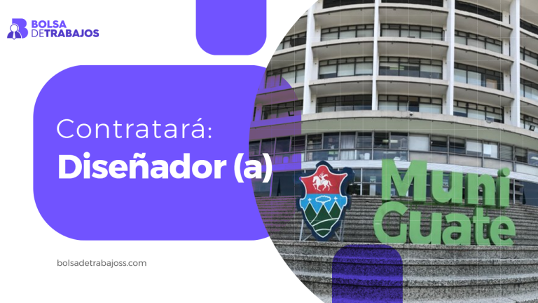 Municipalidad de Guatemala Convocatoria de Diseñador (a)