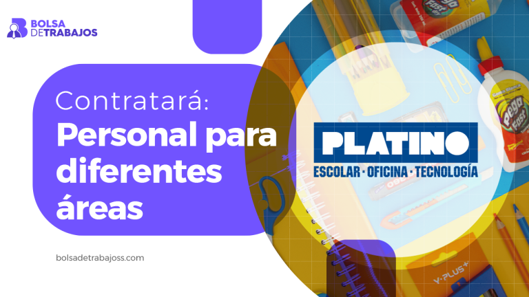 Librería Platino Contratará Personal para diferentes áreas