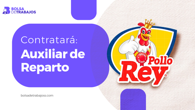 Pollo Rey Contratara Auxiliar de Reparto