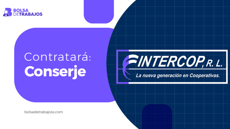 INTERCOP R.L. Contratará Conserje